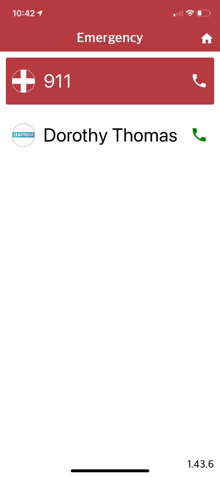 Important Information Regarding 911 & Emergency Contacts in LeapThru